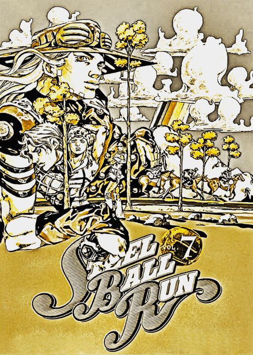 Steel Ball Run - KunStudio - Digital Art & AI, Abstract, Color - ArtPal