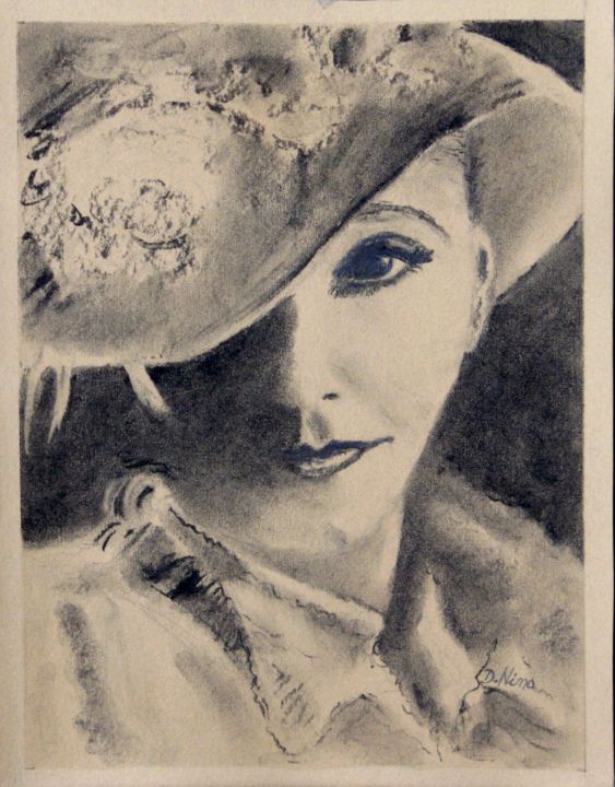 Greta Garbo - Nino Dobrosavljevic - Drawings & Illustration, People ...