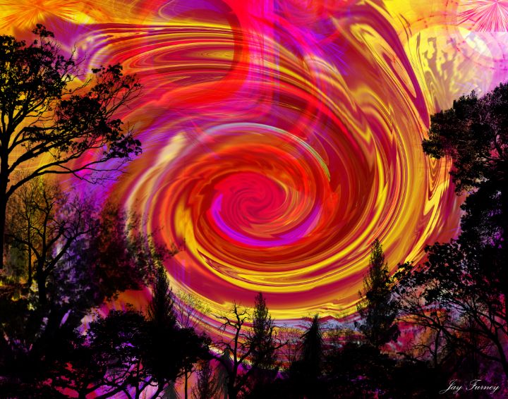 Acid trip - Art of Jay Furney - Digital Art & AI, Abstract, Color - ArtPal