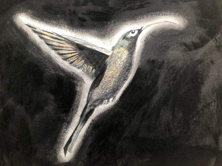 Hummingbird - arte_inspirato_arte - Paintings & Prints, Animals, Birds ...