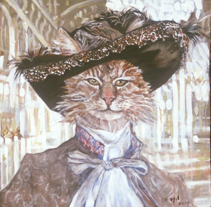 Louis XIV Cat - CYDART CREATIONS - Paintings & Prints, Humor & Satire ...