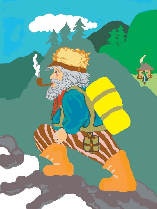 Mountain Man - CYDART CREATIONS - Paintings & Prints, Humor & Satire ...