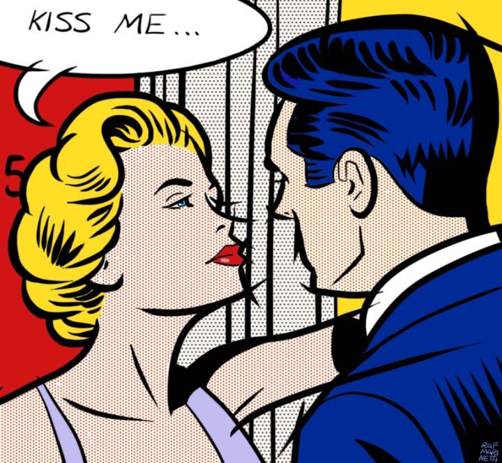 Solo un bacio - Raffaele Marinetti Pop Art - Drawings & Illustration ...