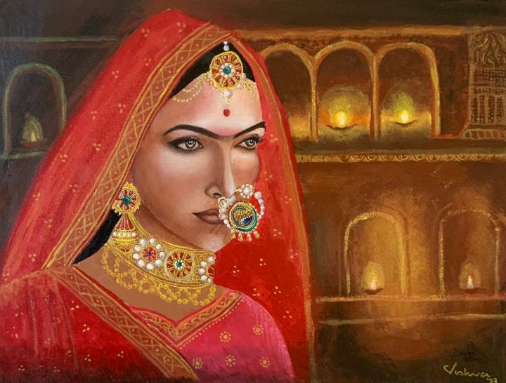 The queen - Vishva shah - Paintings & Prints, People & Figures, Female ...