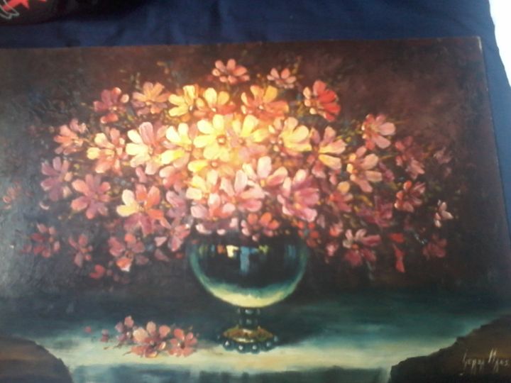 GERDA MANS OIL PAINTING "FLOWERS" - Gerda Mans - Paintings & Prints ...