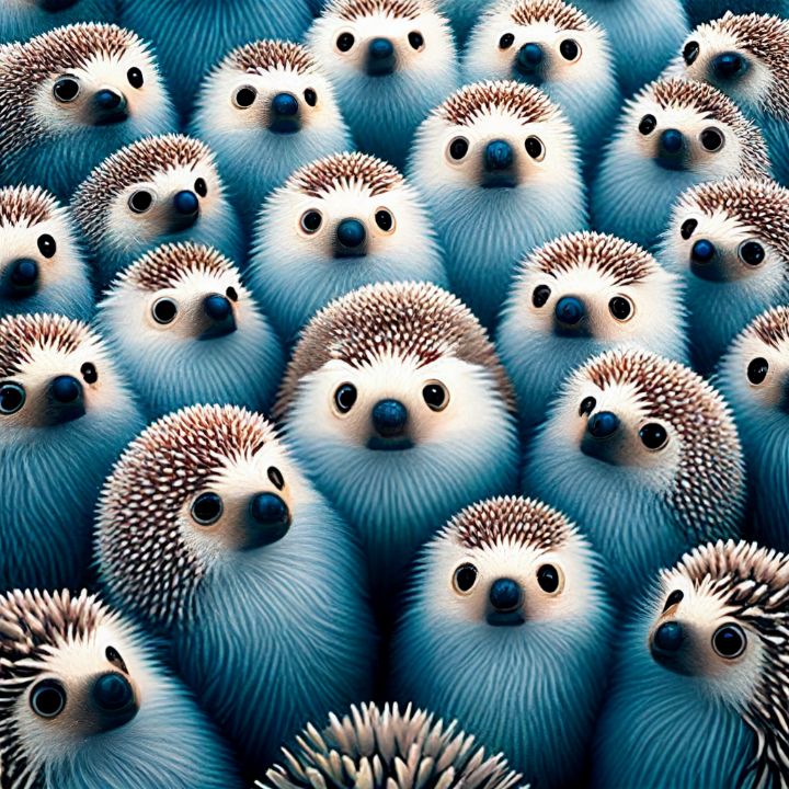 Staring hedgehogs - ART.OCHIMA - Digital Art & AI, Animals, Birds ...