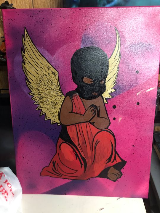 Ghetto Angel - The Seventh Letter - Paintings & Prints, Fantasy ...