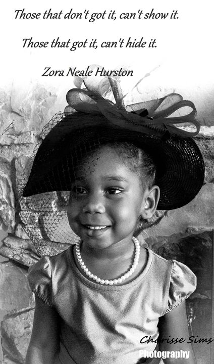 Zora Neal Hurston - Charisse Sims Photography - Photography, People ...