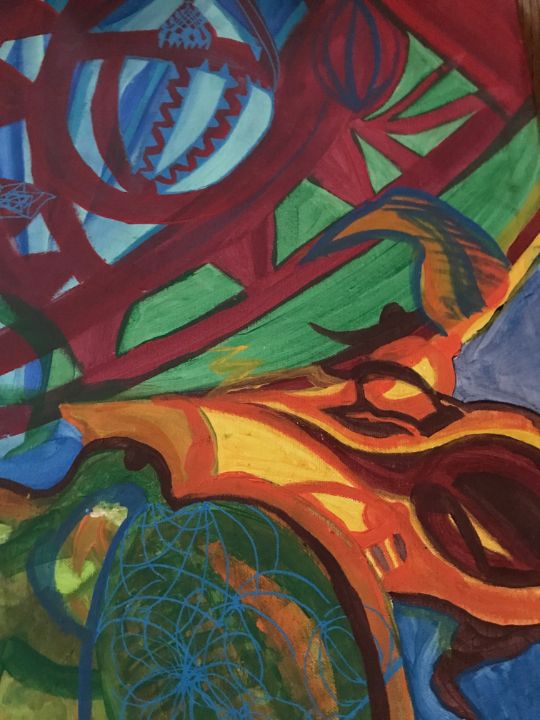 Ballooning around the fall - The four dzzz - Paintings & Prints ...