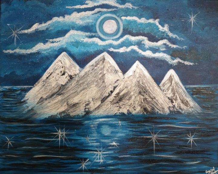 Moonlit Majesty - 2024 - Crystal Blackmore DeZigns - Paintings & Prints ...