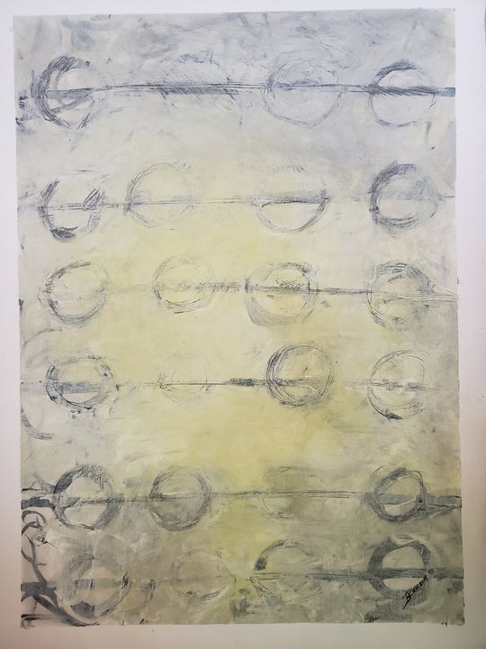 Delete - Ian Dave Knife - Paintings & Prints, Abstract, Irregular Forms ...