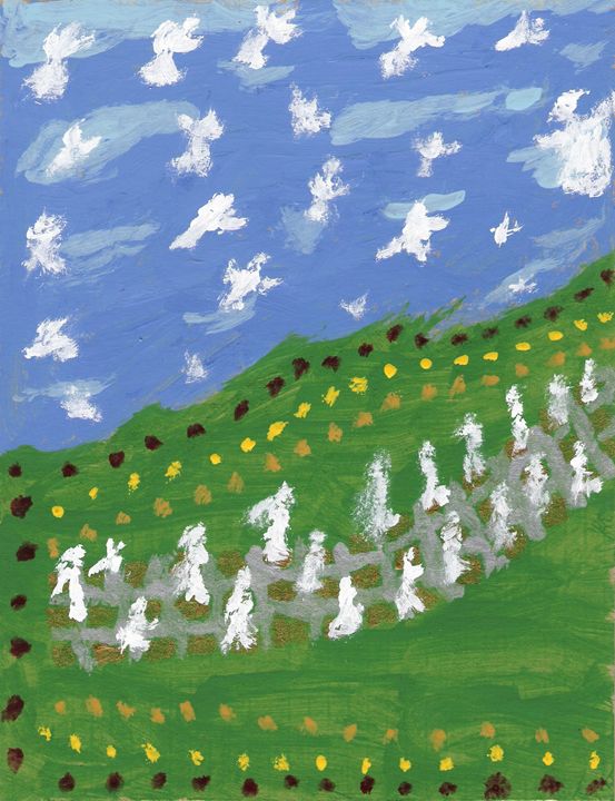 Angelic Impressionistic Landscape - Artistry by Ruth Robbins ...