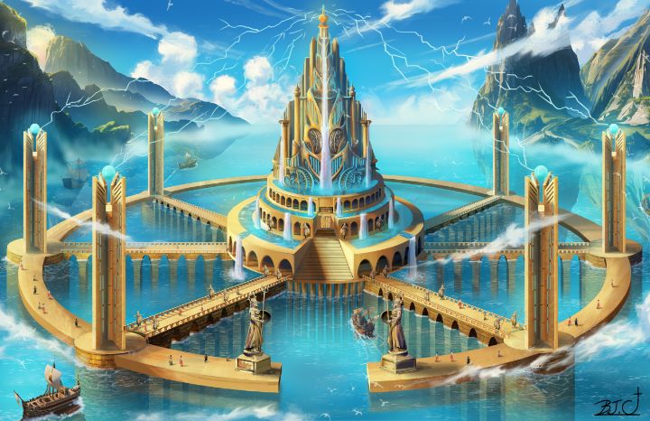 Atlantis Lost Civilization of Plato - Gallery Hope The Art of Loving ...