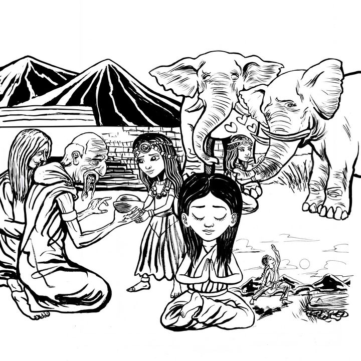 Meditation Loving Kindness Girl - Gallery Hope The Art of Loving ...