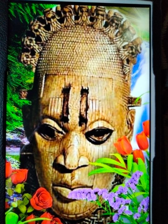 ART OF AFRICA/festac 77 mascot detai - MebeleGABRIELstudios - Paintings ...