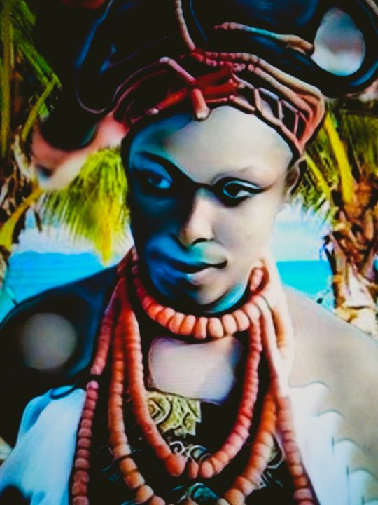 ART OF AFRICA/Edo princess - MebeleGABRIELstudios - Paintings & Prints ...