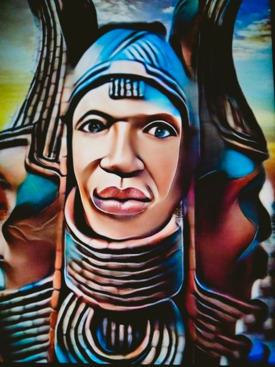 ART OF AFRICA/ BINI King - MebeleGABRIELstudios - Paintings & Prints ...