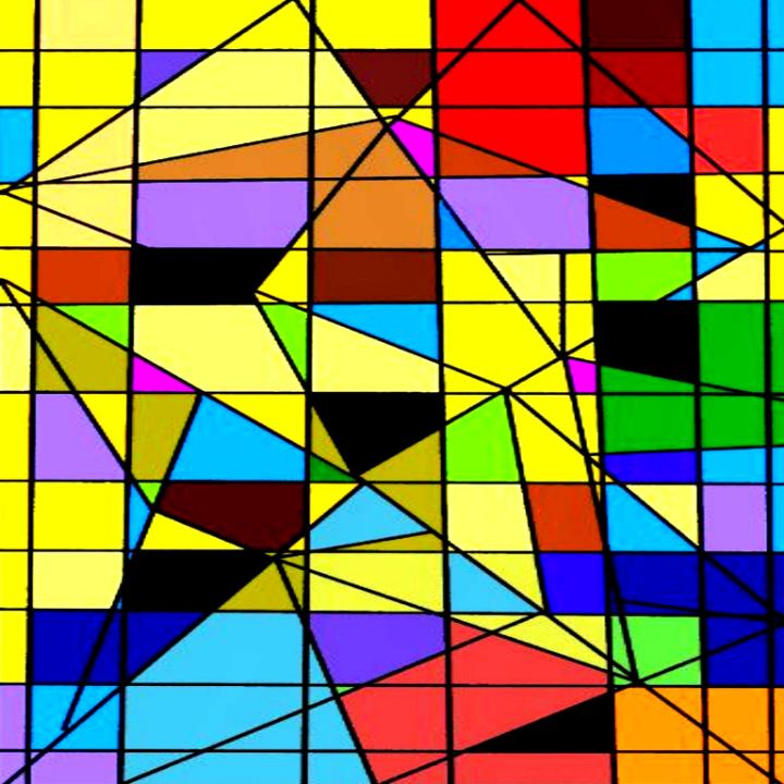 Geometric abstraction painting - Artistpica arts - Digital Art & AI ...