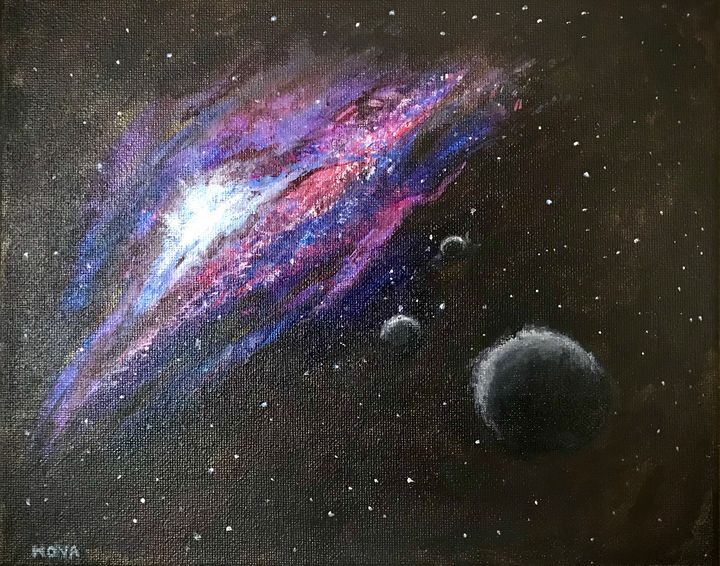 Racing Toward A New Galaxy - Arts By Nova - Paintings & Prints ...