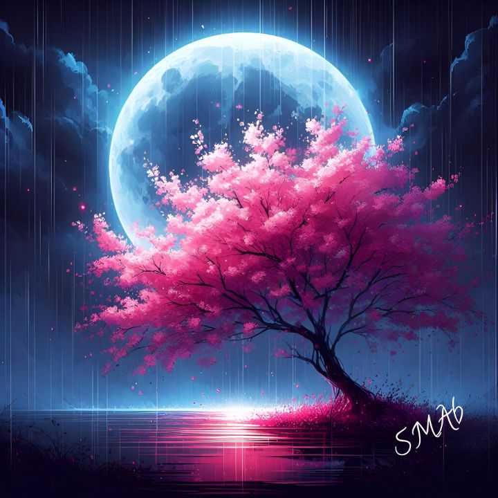 Cherry Blossom - SMAb - Digital Art & AI, Flowers, Plants, & Trees ...