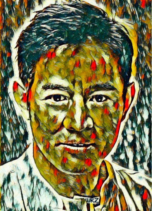 Jet Li Portrait Acrylic Print - Billy Zierfus - Paintings & Prints ...