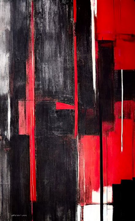 Modern Abstract Art - Aggressive 02 - Billy Zierfus - Paintings ...