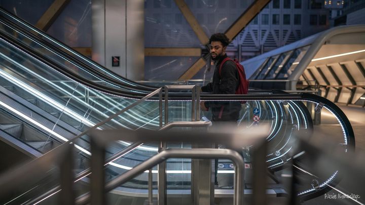 Crossrail Place Escalators #3 - Alexis Nethercleft - Photography ...