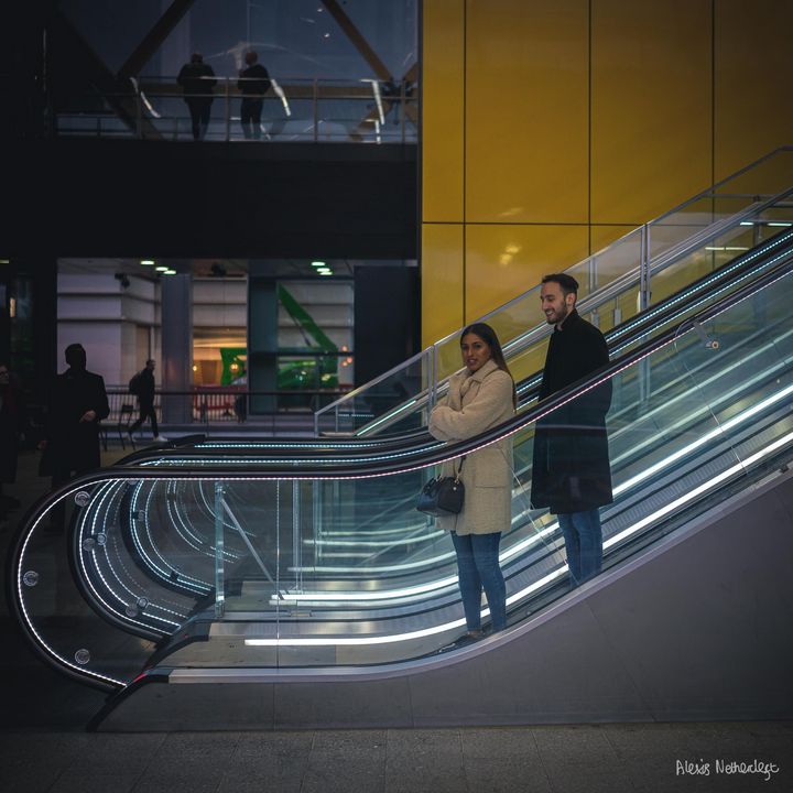 Crossrail Place Escalators #1 - Alexis Nethercleft - Photography ...