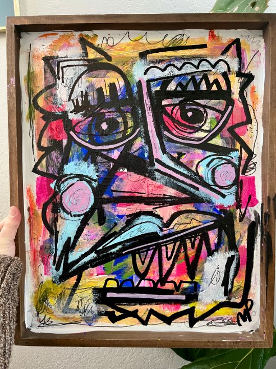 Beauty is Crooked - MattypCreations Abstract Painter - Paintings ...