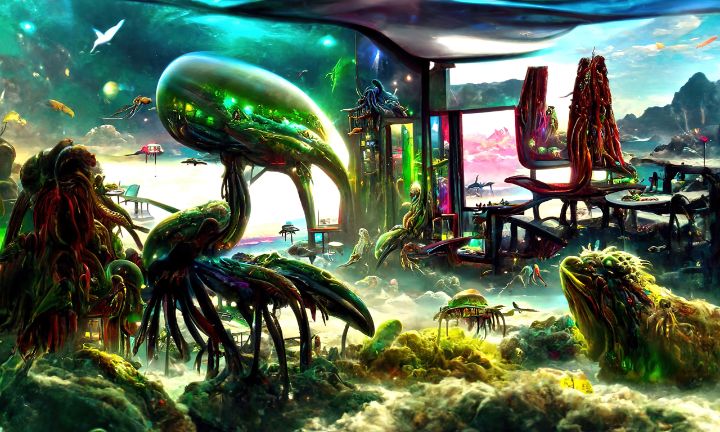 Alien Paradise 1 - Wilson Colfax - Digital Art & AI, Fantasy ...