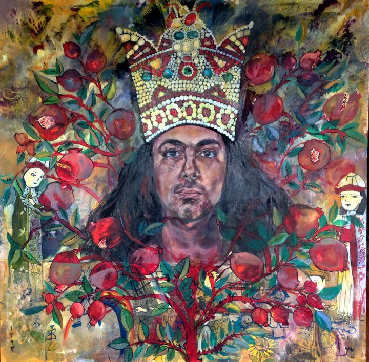 King - Mythra Gallery - Paintings & Prints, People & Figures, Portraits ...