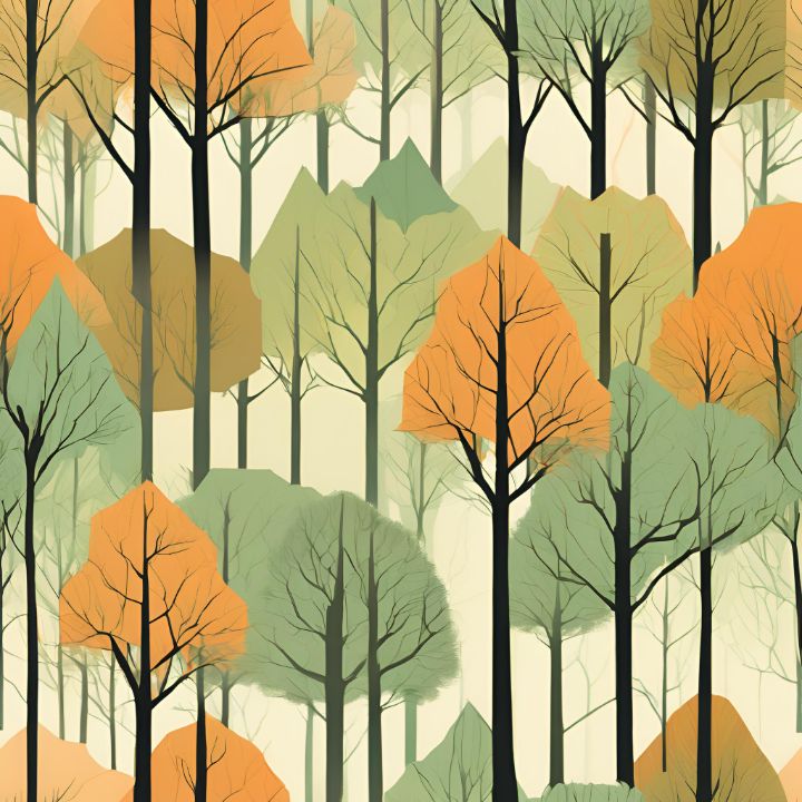 A pale forest - TheHopeStarStore - Digital Art & AI, Landscapes ...