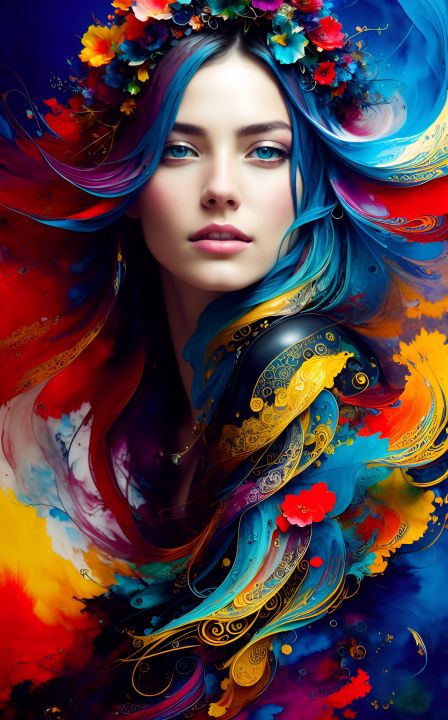 Expansive Fantasia - Lucy Bright - Digital Art & AI, People & Figures ...