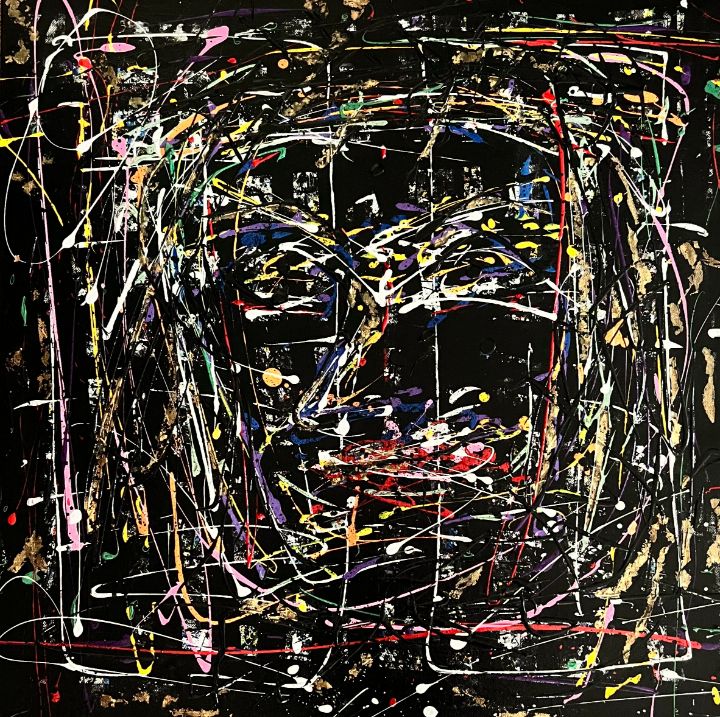 Machine Girl Abstract - Craftyladyart - Paintings & Prints, People ...