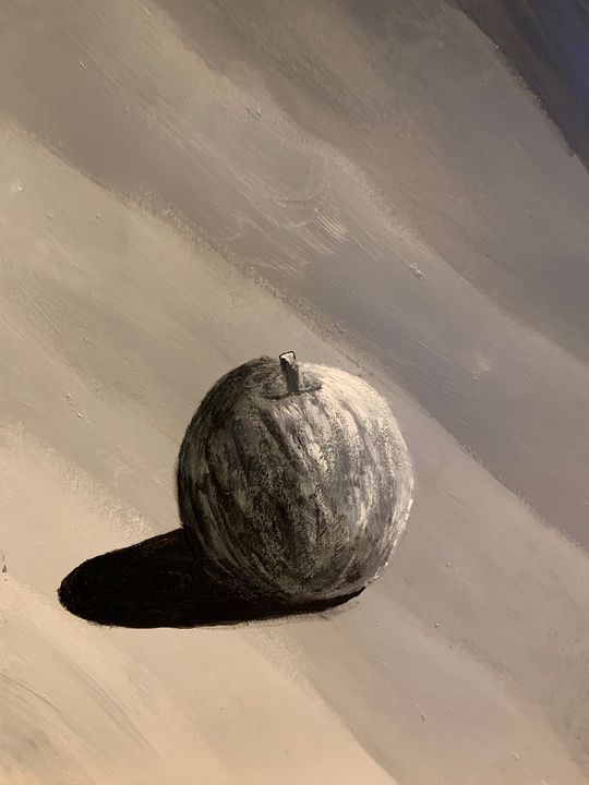7 Shades of Gray, Apple - Thegirlwho_paints - Paintings & Prints, Food ...
