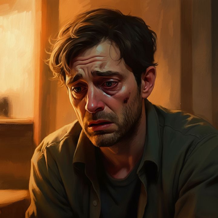 Sad Man - Man Brain - Digital Art & AI, People & Figures, Other People ...