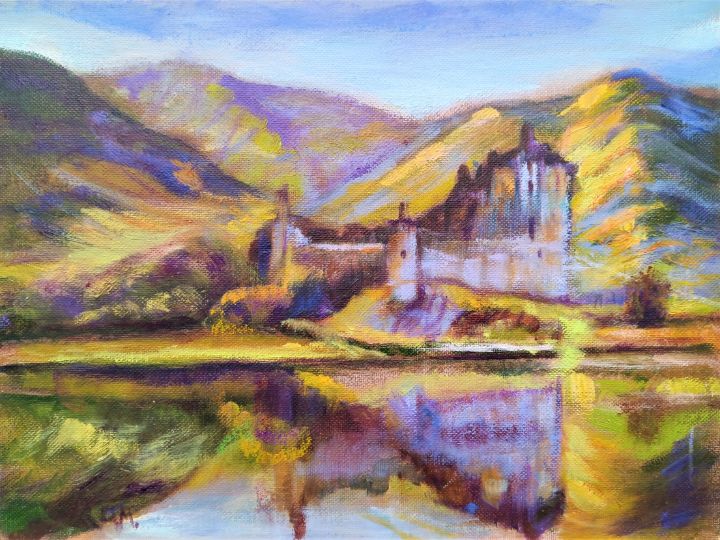 Kilchurn Castle, Scotland - Arthur Martin Paintings - Paintings ...