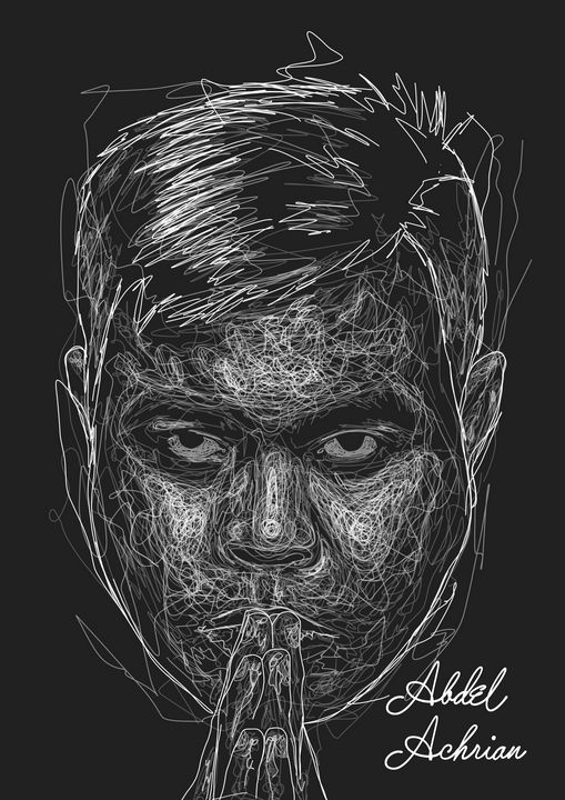 Abdel Achrian Scribble Style - Ethan Reynolds - Drawings & Illustration ...