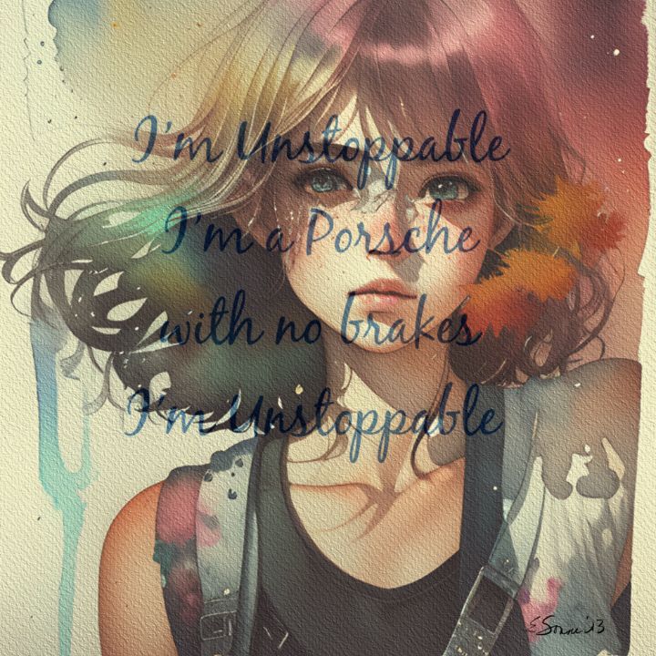 Unstoppable - Elaine Sonne Art - Digital Art & AI, People & Figures ...