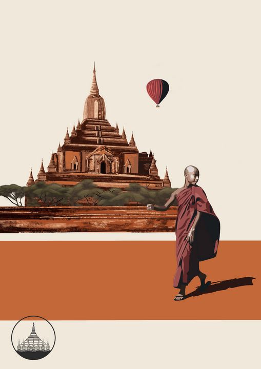 Myanmar / Bagan - Illustrations inspired by travel - Drawings ...