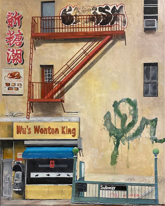 THE CABALIST OF EAST BROADWAY - Mats Pehrson - Paintings & Prints ...