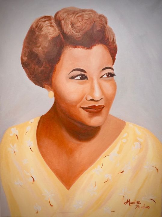 Ella Fitzgerald - Maxine Perdue - Paintings & Prints, People & Figures ...