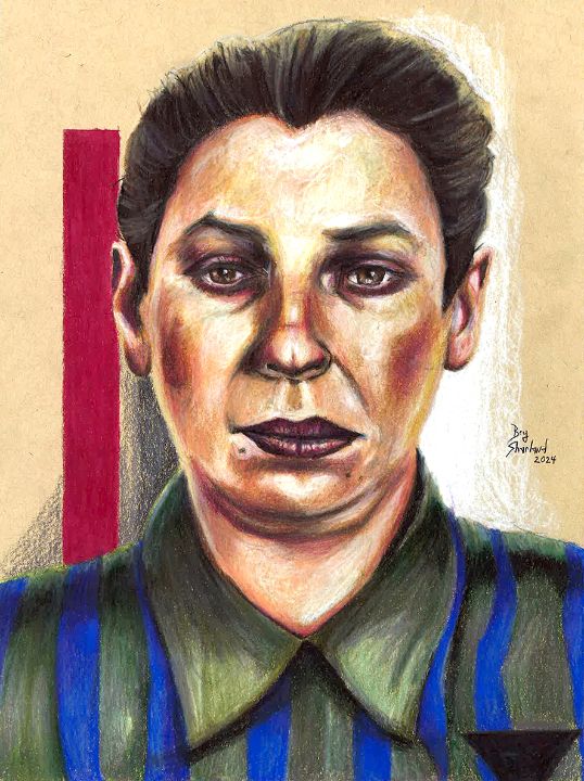Henny Schermann - Pink Triangle Portraits - Drawings & Illustration ...
