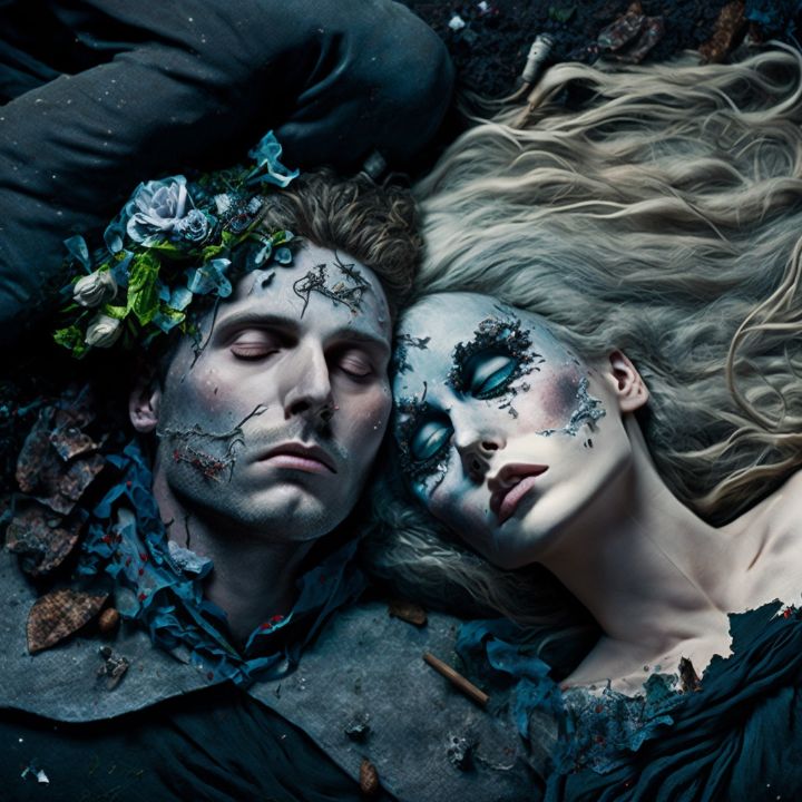 Dead love couple - SztukaWilka - Digital Art & AI, People & Figures ...