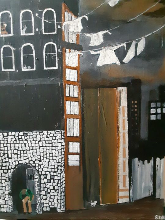 4am - Siobhan Lynch - Paintings & Prints, Buildings & Architecture ...