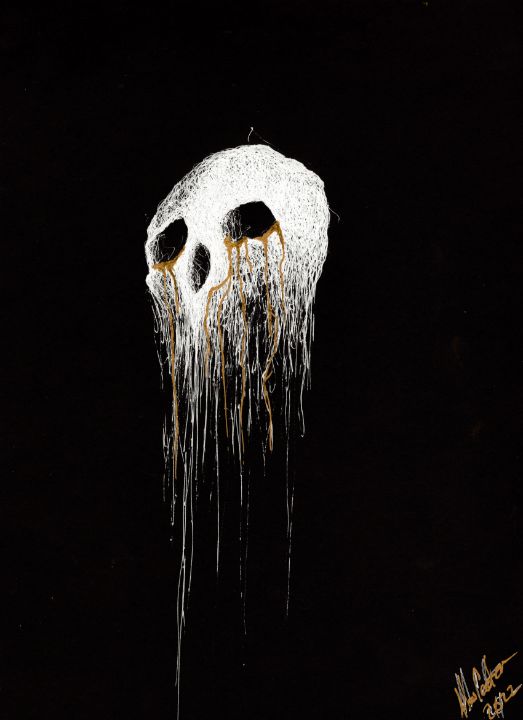 Skull with tears - Cadena's Art - Drawings & Illustration, People ...