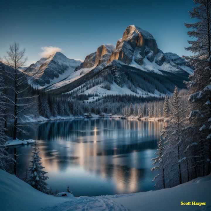 Mountain_Lake_01 - Scott Harper - Digital Art, Landscapes & Nature ...