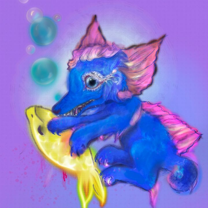 Sea fox - When a star falls - Digital Art, Fantasy & Mythology, Other ...