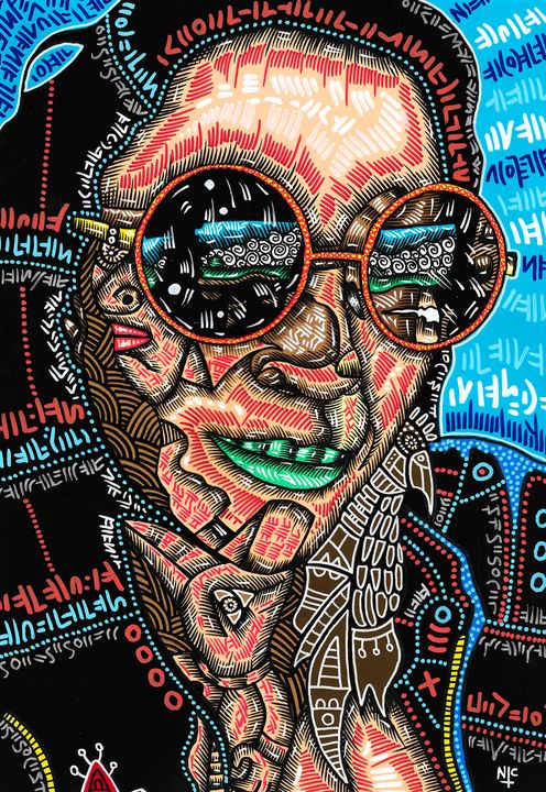 HIPPY GIRL - NICHOLAS PRICE ARTIST - Paintings & Prints, People ...