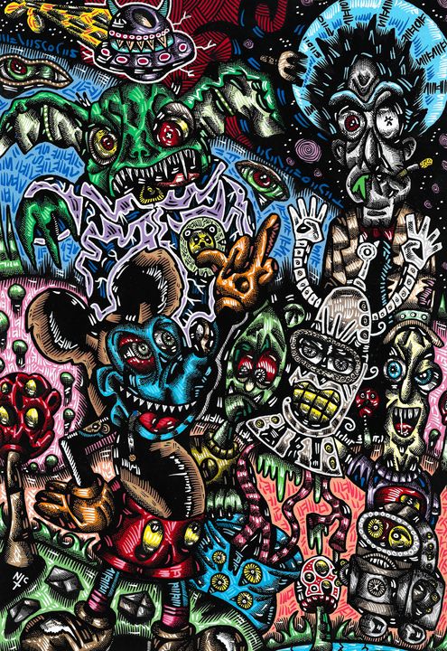 MASH UP UNIQUE - NICHOLAS PRICE ARTIST - Paintings & Prints, Childrens ...